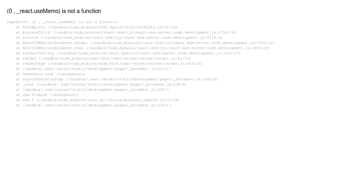 next-apollo - Codesandbox