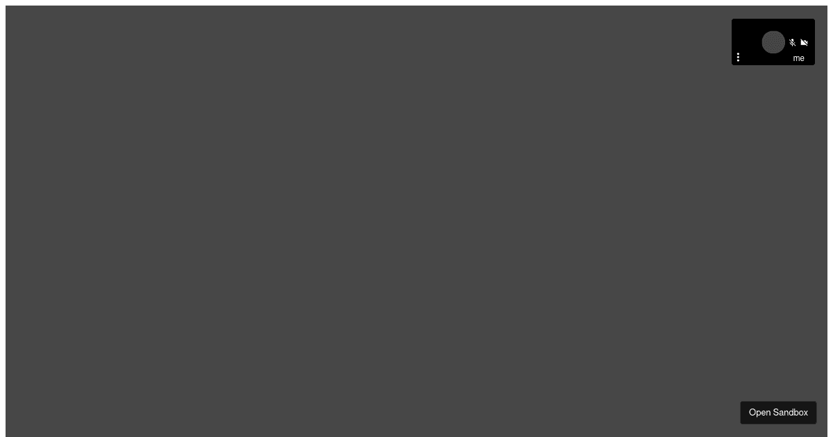 react-jitsi-demo (forked) - Codesandbox