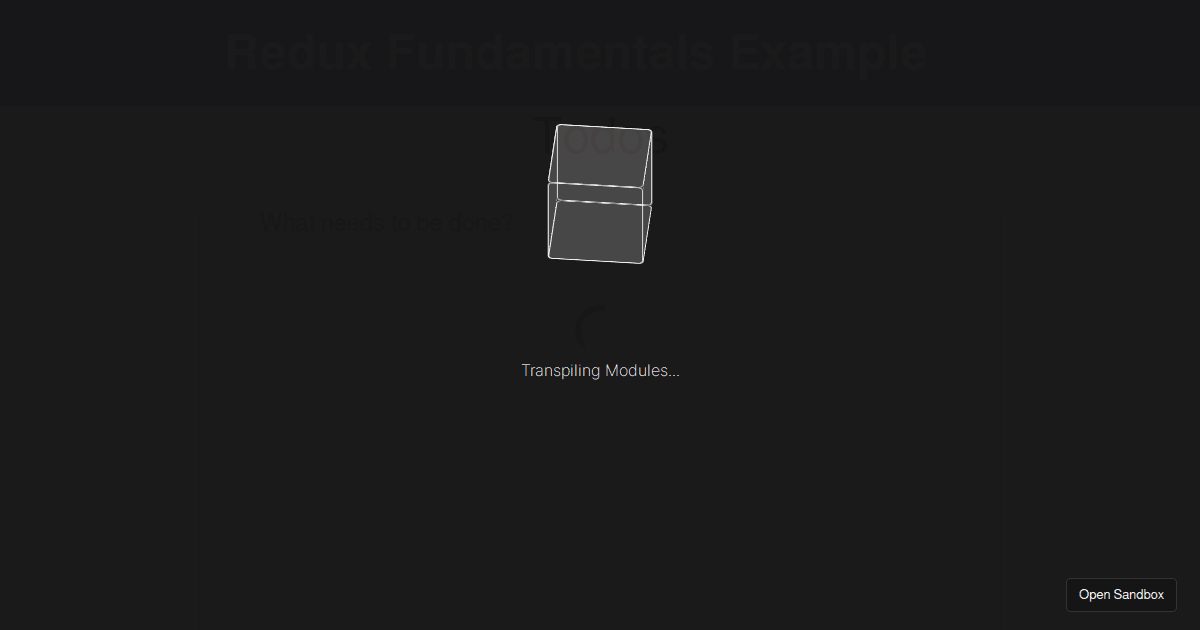 redux-fundamentals-example - Codesandbox redux-fundamentals-example - Codesandbox