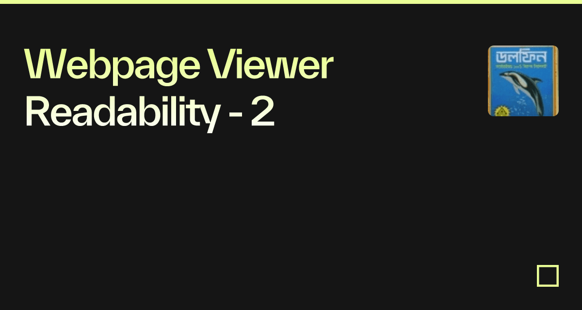 Webpage Viewer Readability 2 Codesandbox