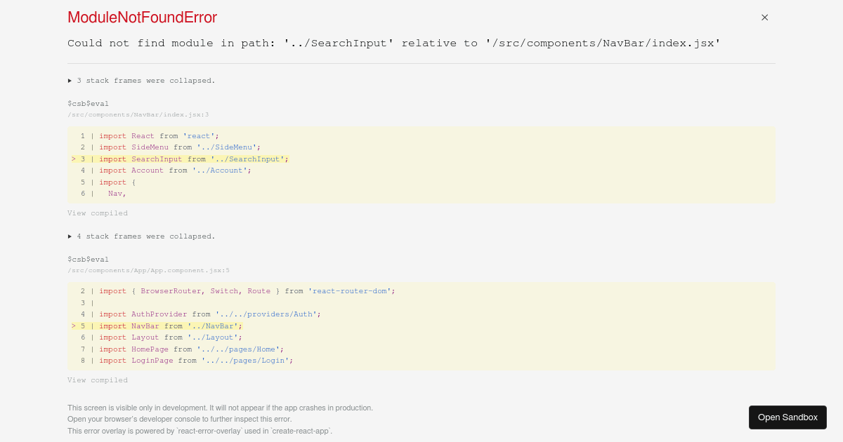 React Certification 2020 Codesandbox