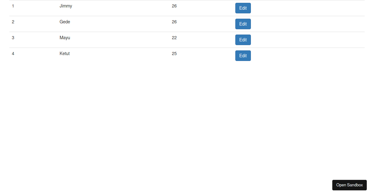 React bootstrap modal - Codesandbox