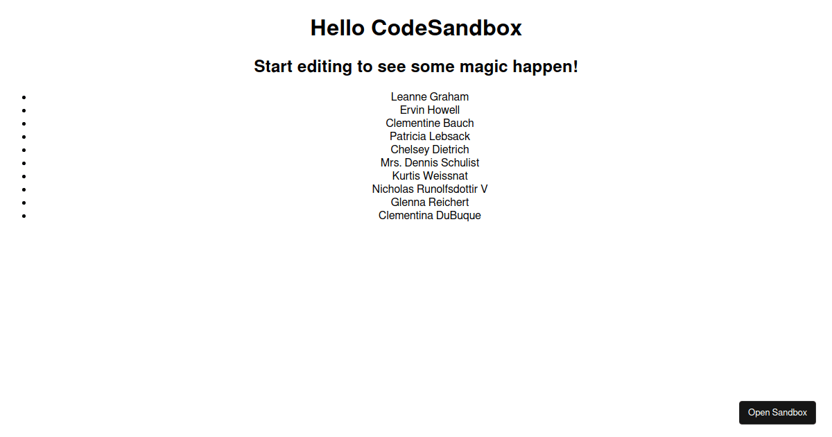 React Typescript Useeffect Loading Data Codesandbox