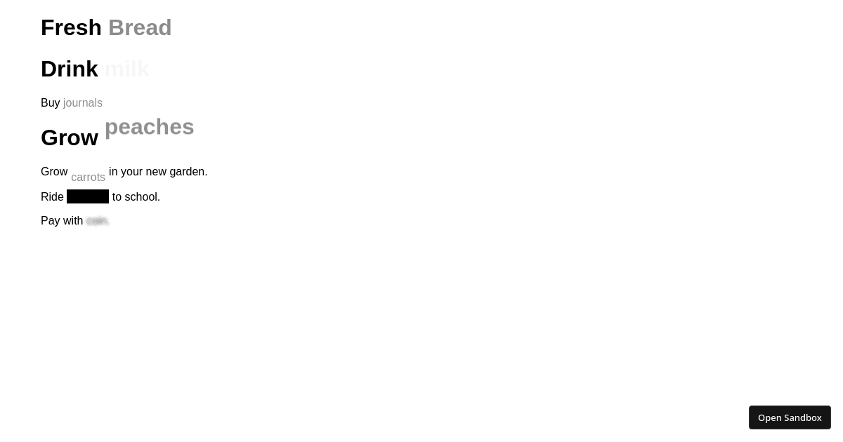 text-swap (forked) - Codesandbox