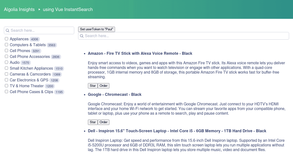 algolia-insights - Codesandbox