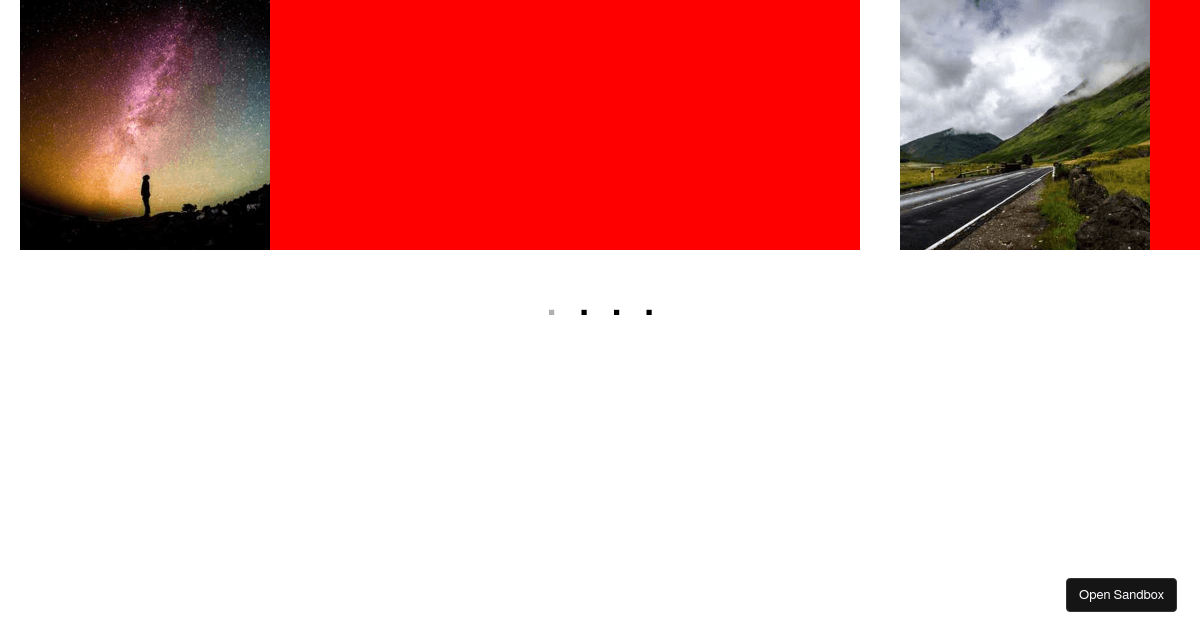 React Snap Carousel Forked Codesandbox