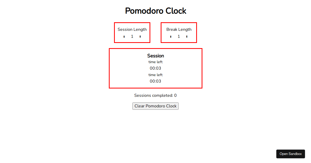 pomodoro-clock - Codesandbox