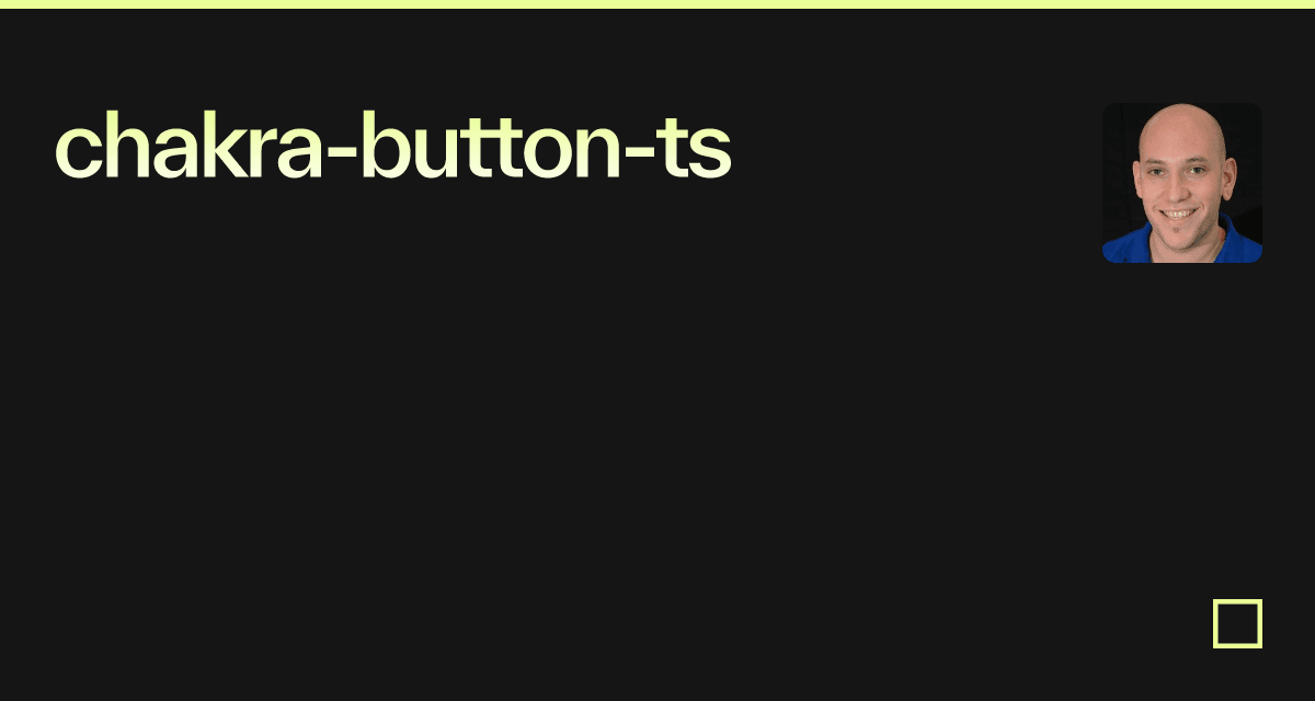 chakra-button-ts - Codesandbox