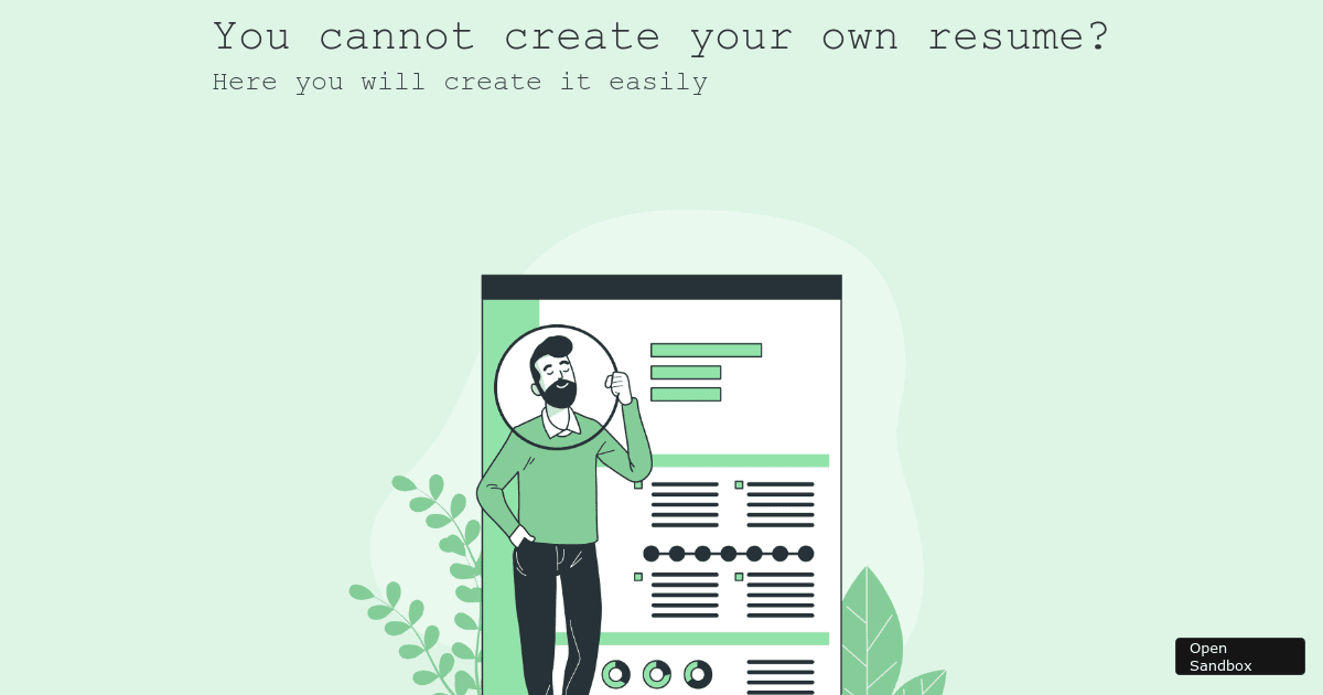 cv-builder - Codesandbox