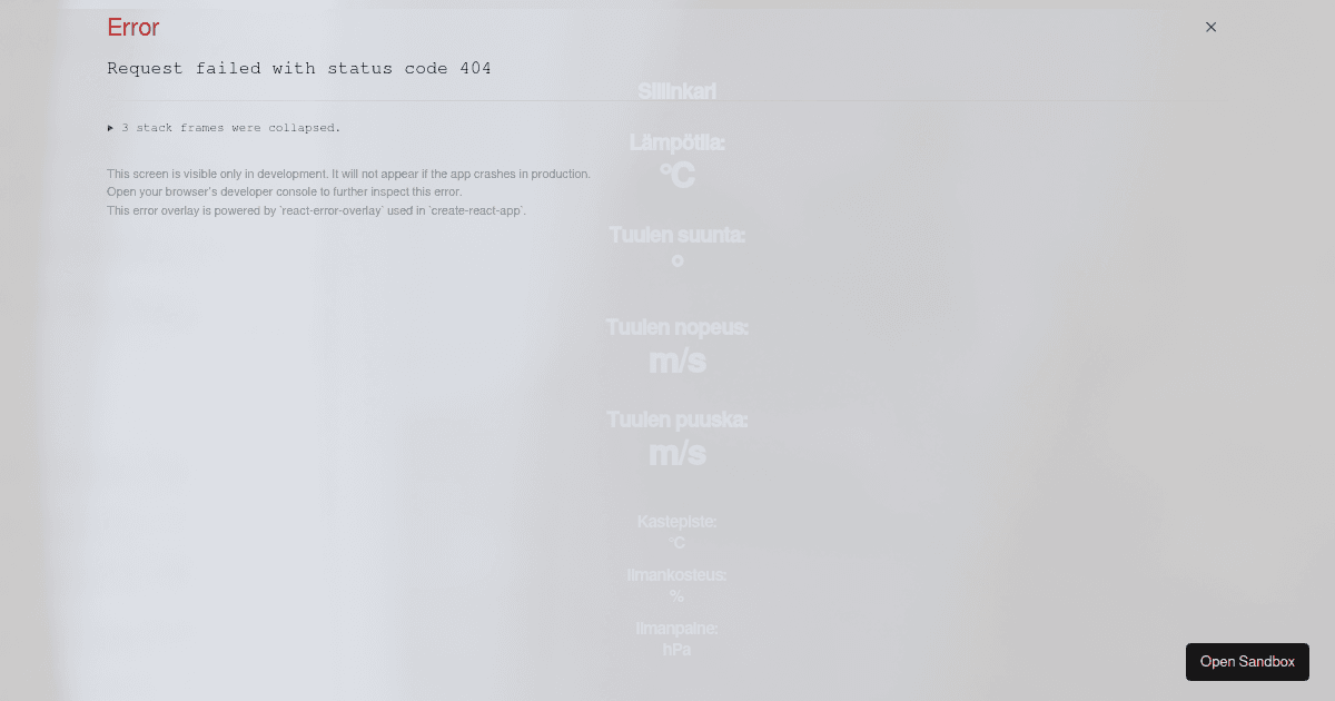 siilinkari auto refresh - Codesandbox