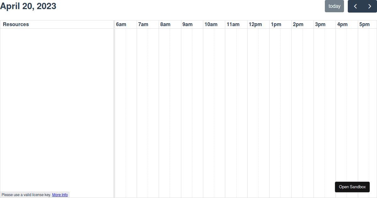 Using Portal Vue For Fullcalendar Resources And Events Codesandbox