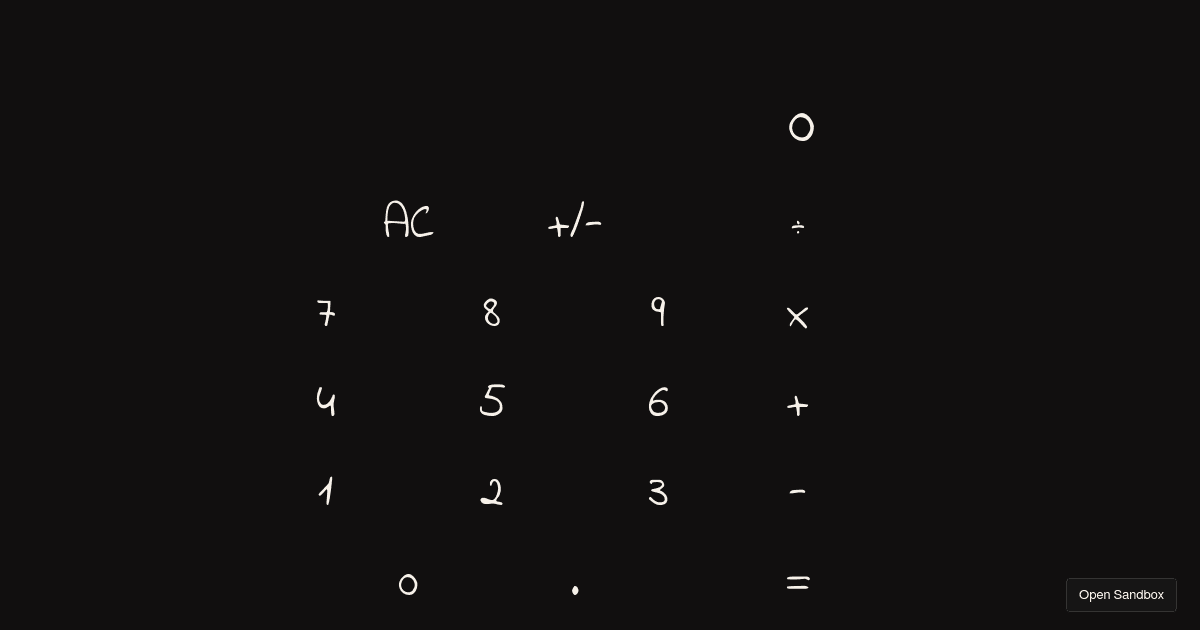 react-calculator - Codesandbox