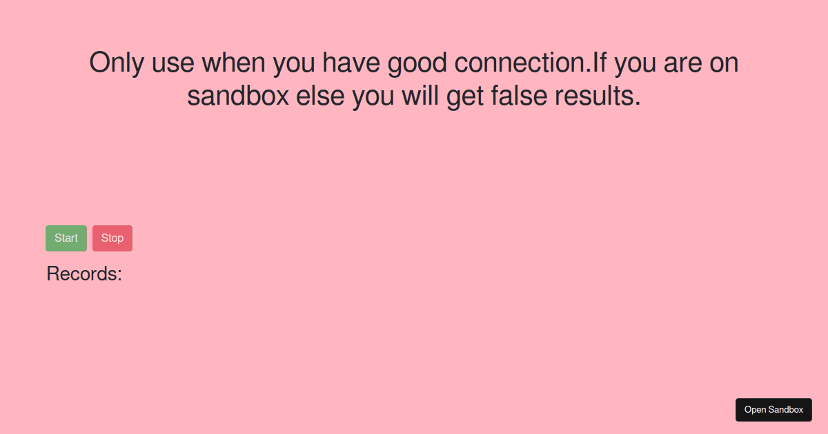 security Cam - Codesandbox