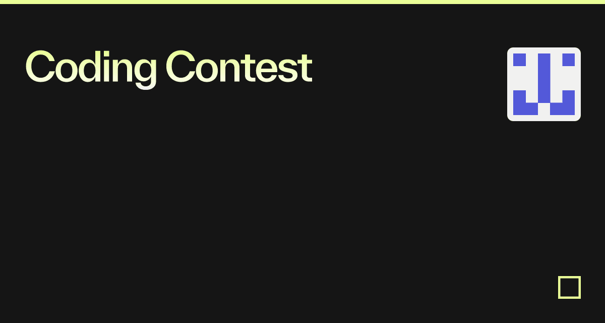 Coding Contest Codesandbox