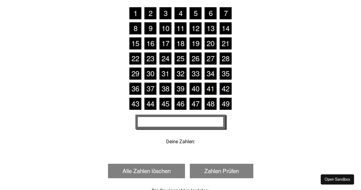 lotto-on-github - Codesandbox