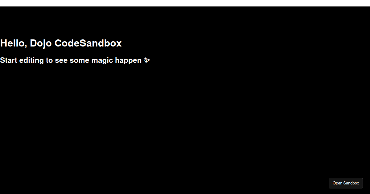 dojo-darkmode-middleware - Codesandbox
