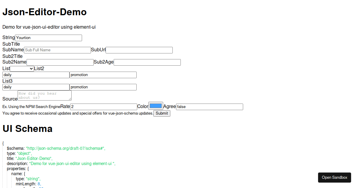 Vue Template (forked) - Codesandbox
