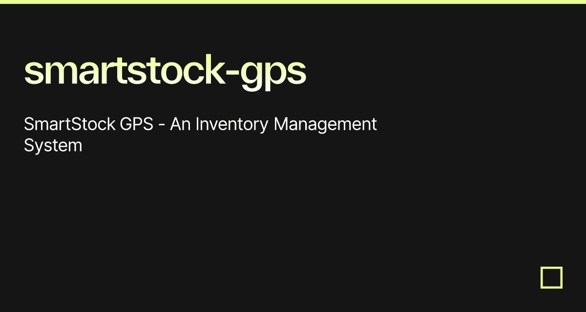 smartstock-gps - Codesandbox