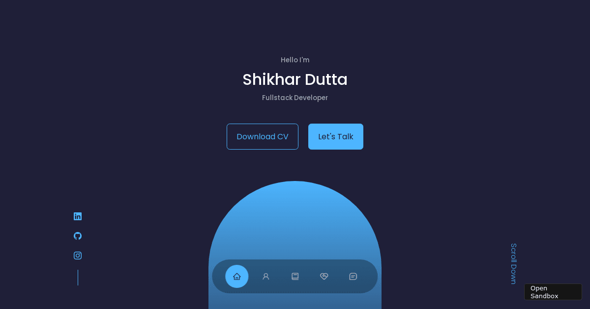 portfolio - Codesandbox