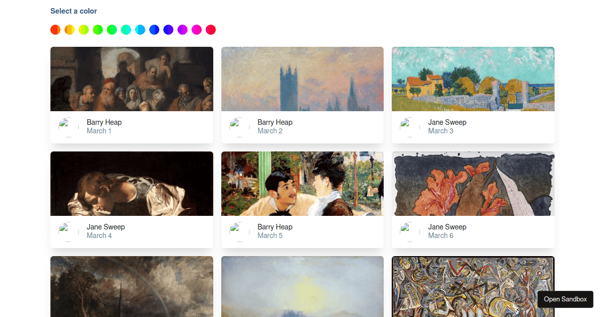 use-list-transform: promise-based transforms - Codesandbox