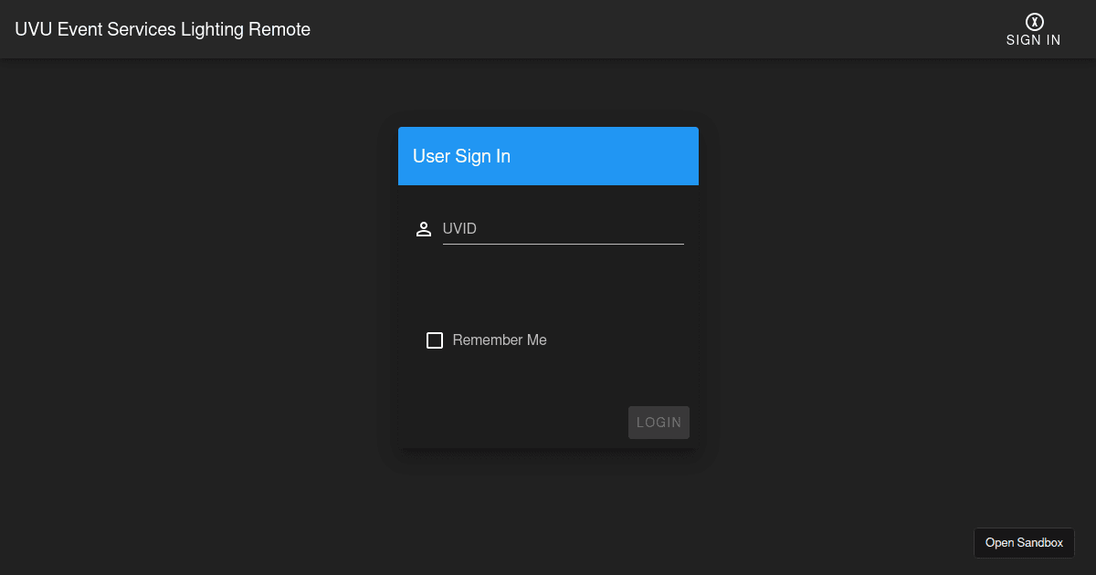 Eos Remote - client - Codesandbox