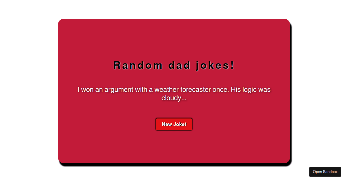 dad-joke-api - Codesandbox