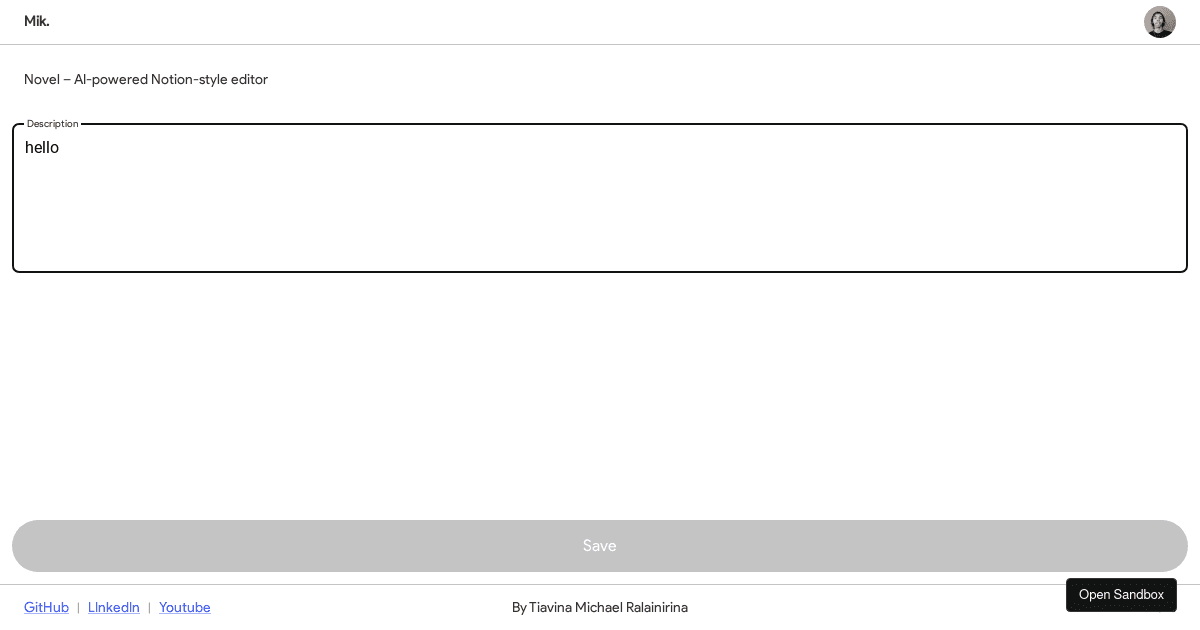 tiavina-mika/novel-editor-ai - Codesandbox