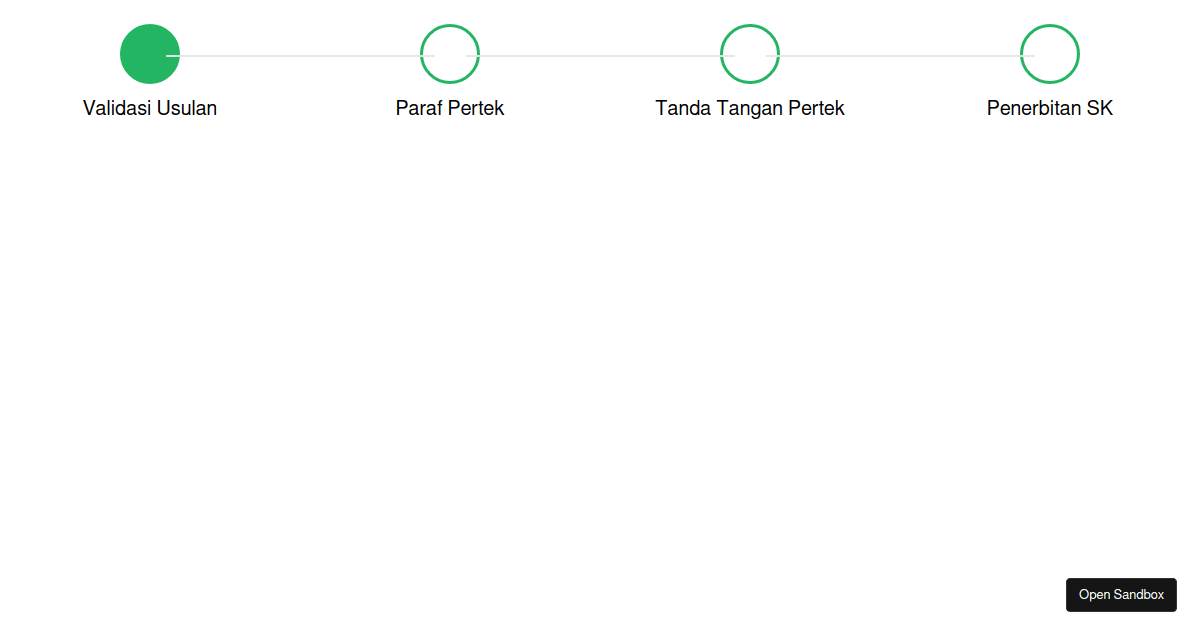 React Stepper (forked) - Codesandbox