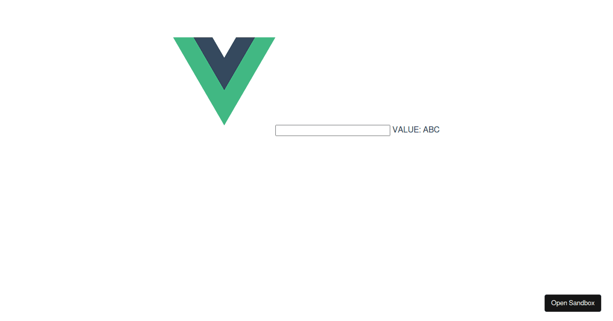 customElement v-model bug (forked) - Codesandbox