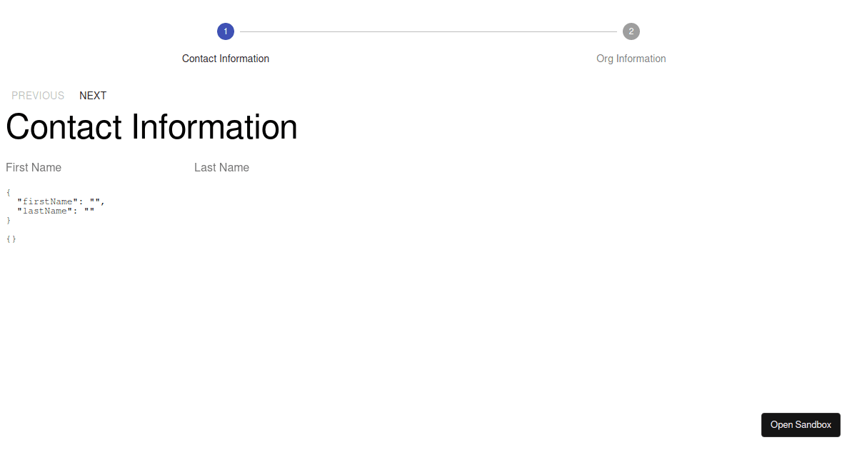 Material UI Formik Wizard with Stepper - Codesandbox