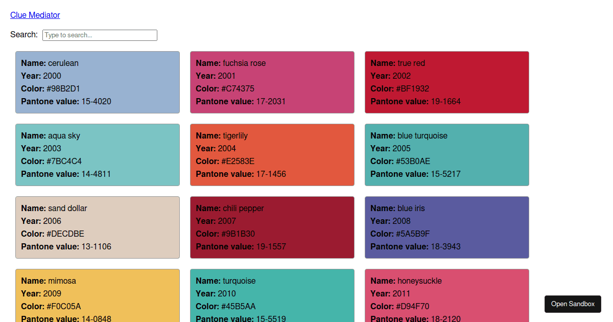 Plee React Filtering Multiple Json Data Codesandbox
