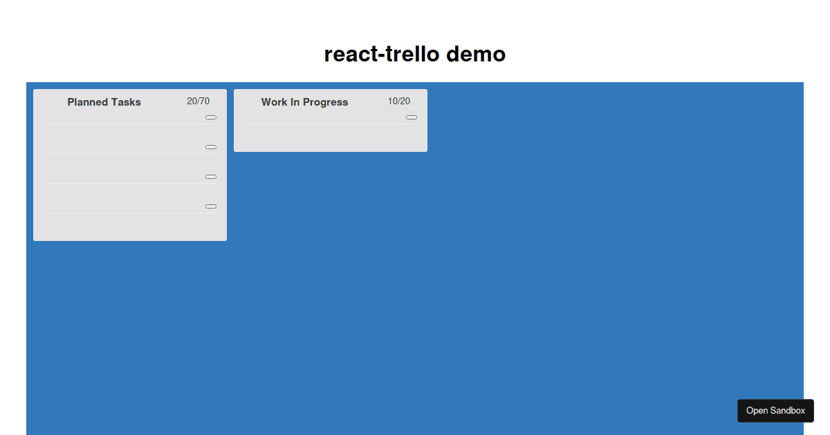 react-trello-example - Codesandbox