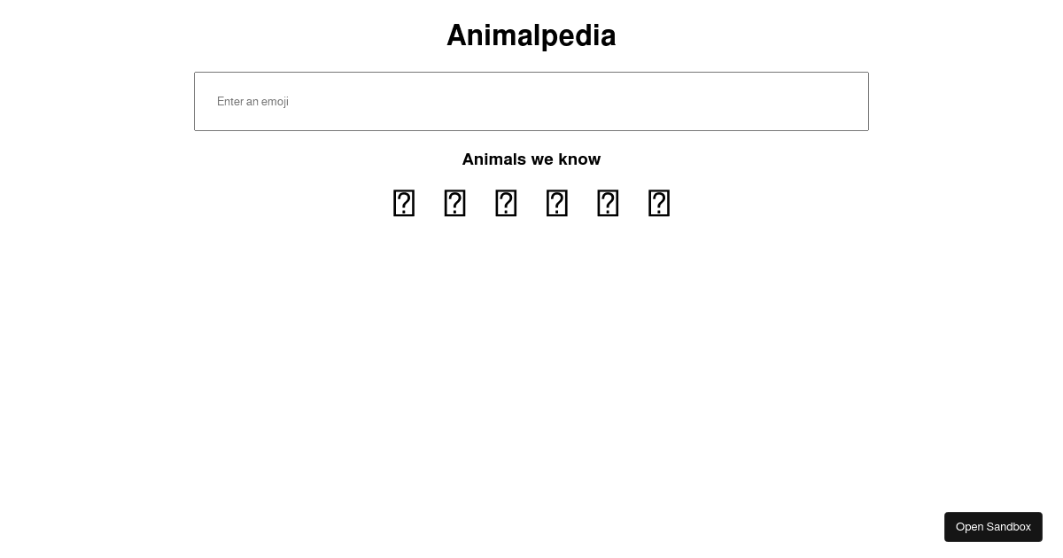 animalpedia-forked - Codesandbox