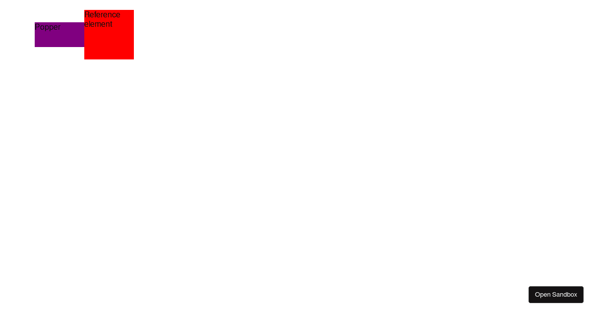 react-popper v2.x issue template (forked) - Codesandbox