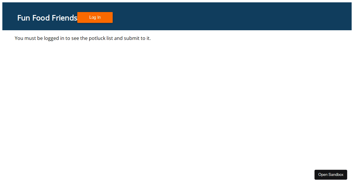 Firebase tutorial - Codesandbox