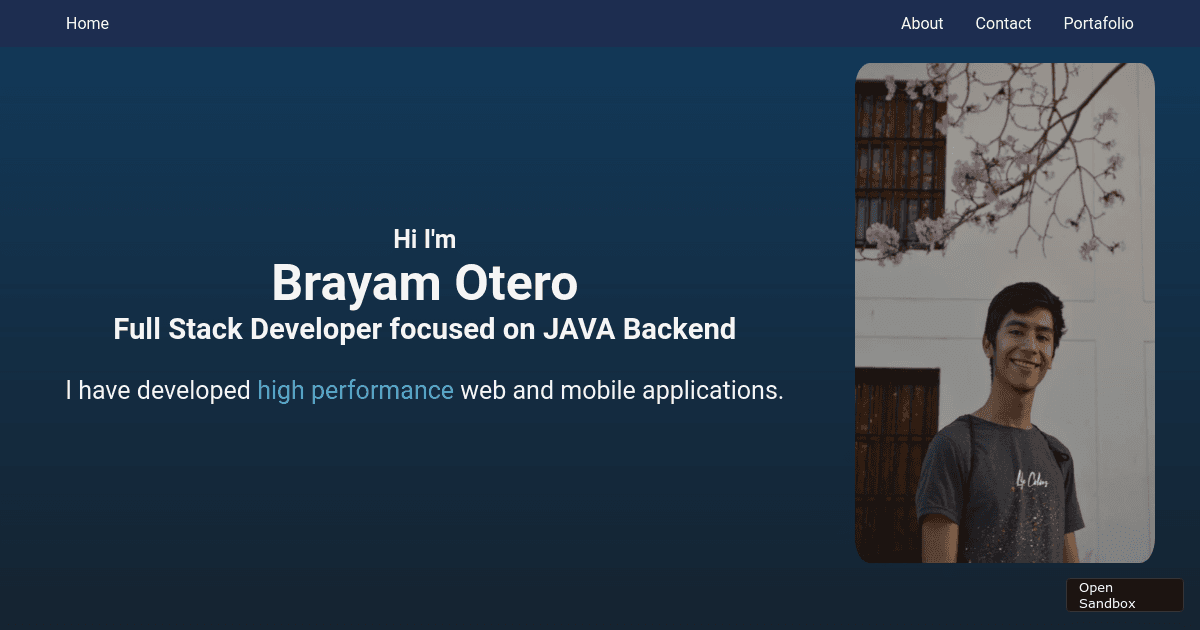 portafolio - Codesandbox