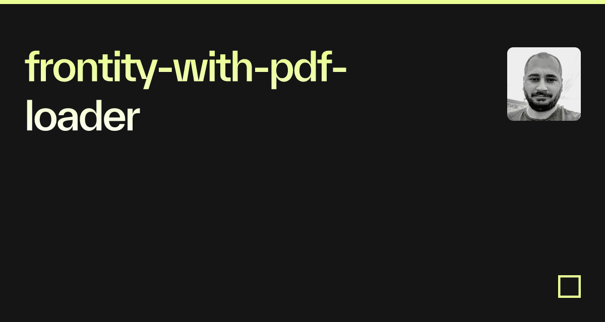frontity-with-pdf-loader - Codesandbox