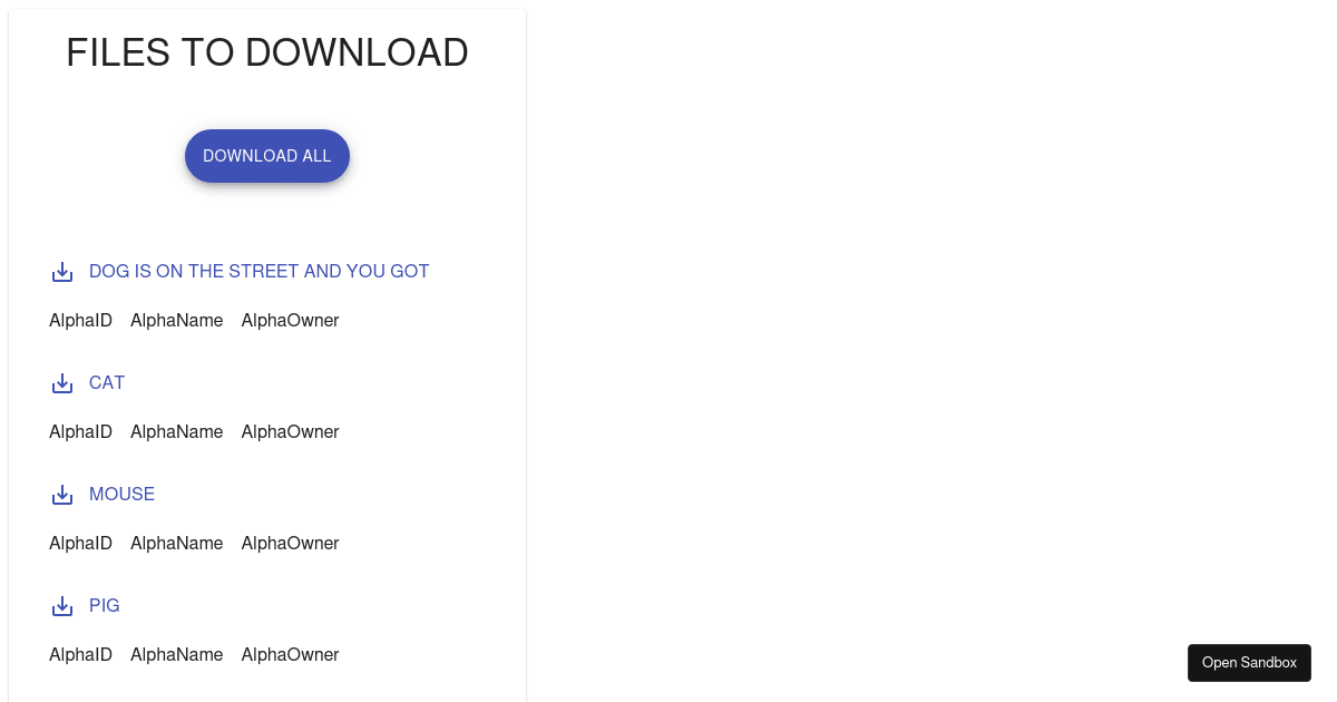 download (forked) - Codesandbox