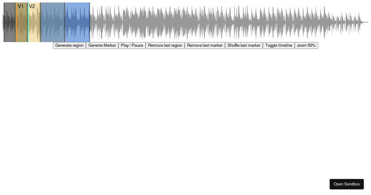 wavesurfer-react-3.0 - Codesandbox