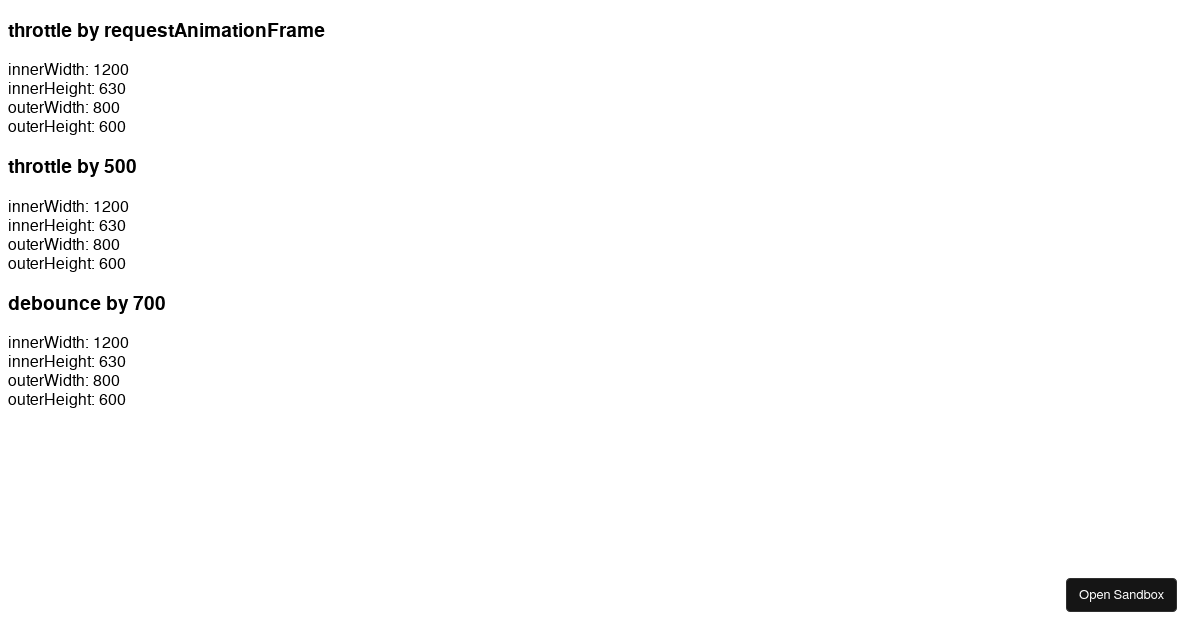 useWindowSize - Codesandbox