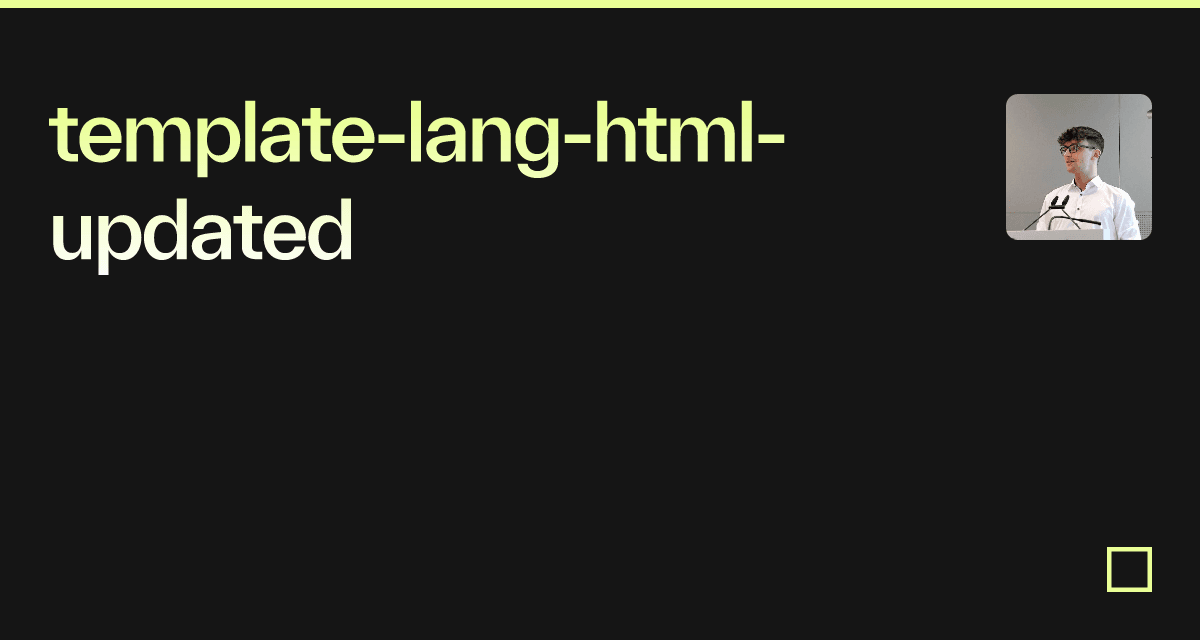 template-lang-html-updated - Codesandbox