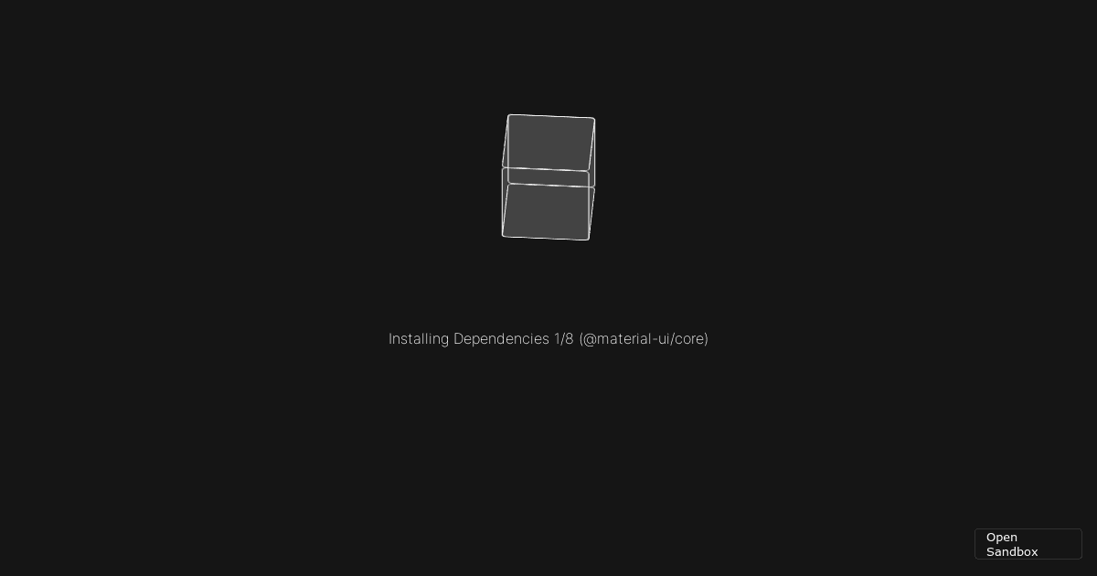 Mui Orgmaterial Ui Create React App Codesandbox