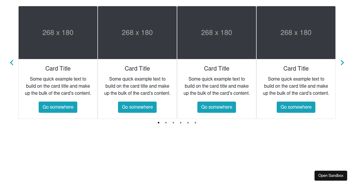 React Carousel Forked Codesandbox