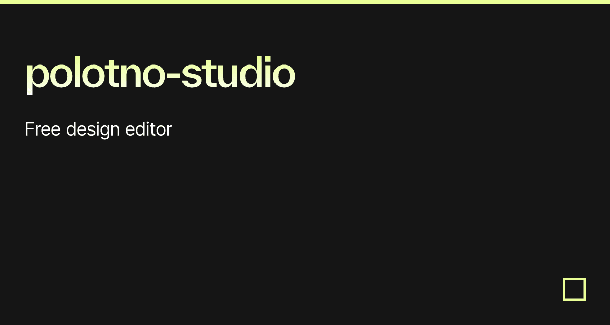 polotno-studio - Codesandbox