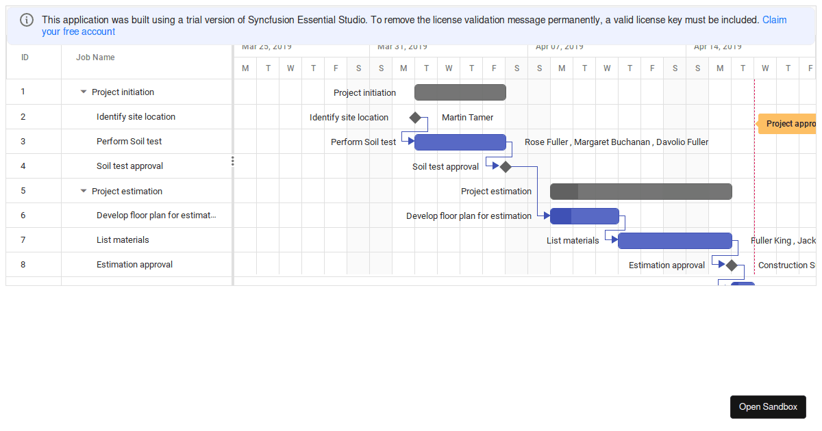 Client Example Codesandbox