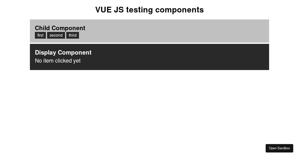 components - Codesandbox
