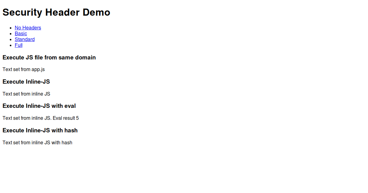 security-headers - Codesandbox
