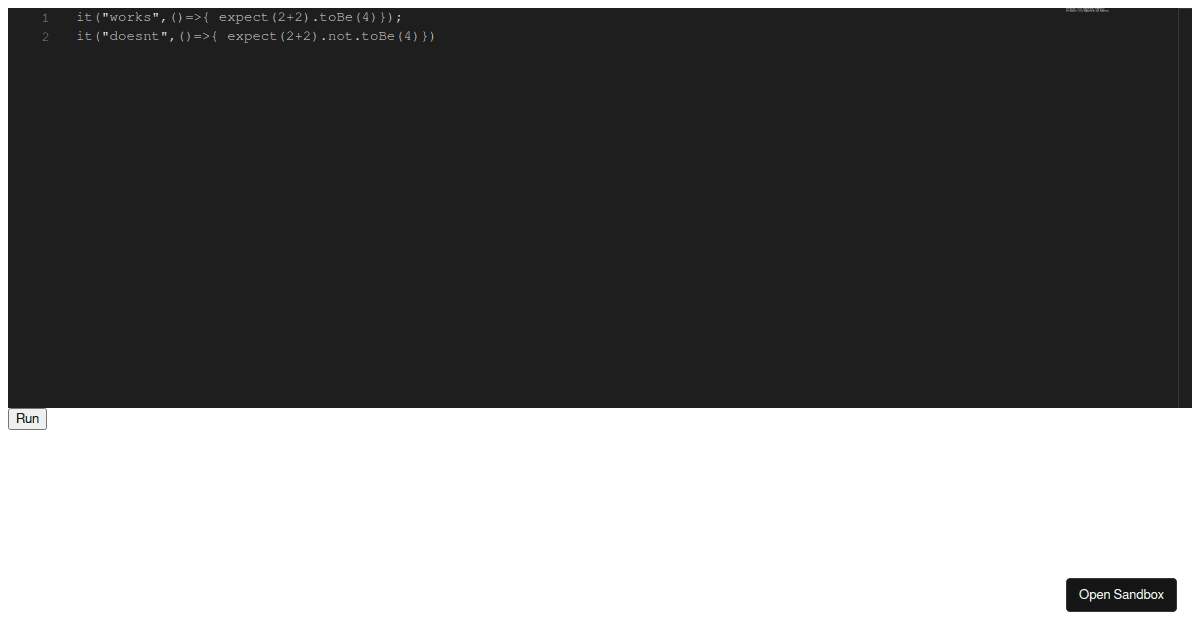 tiny-jest-playground - Codesandbox