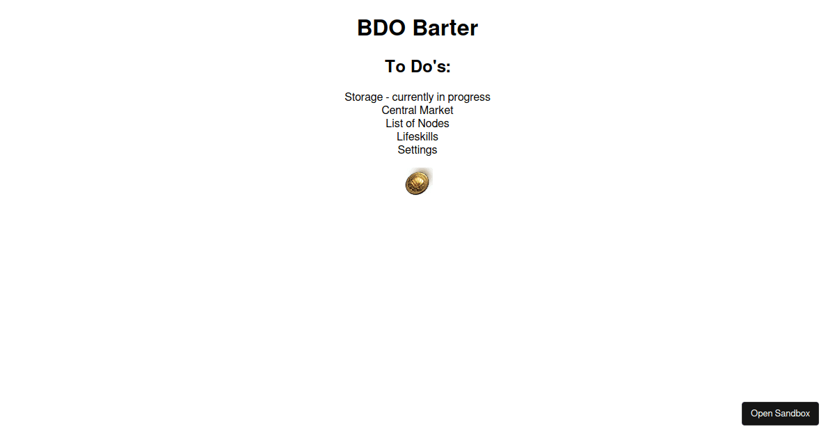 bdo-barter - Codesandbox