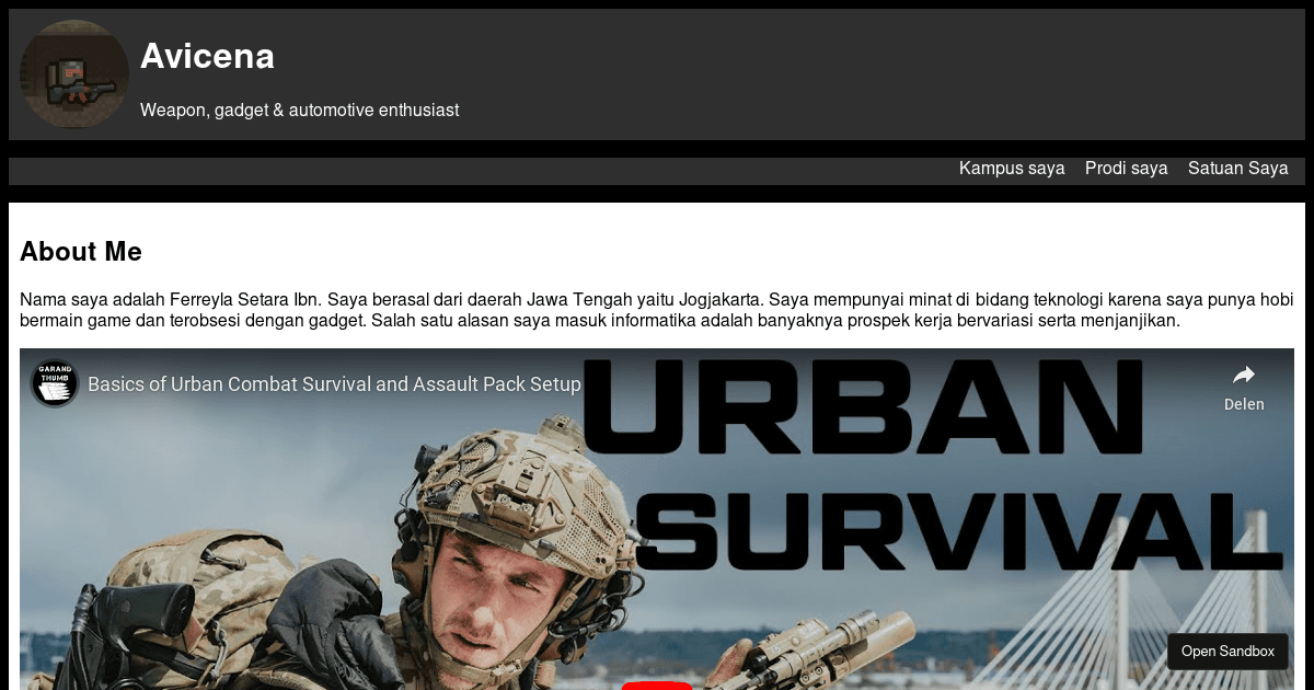 Tugas Praktikum 3 - Codesandbox